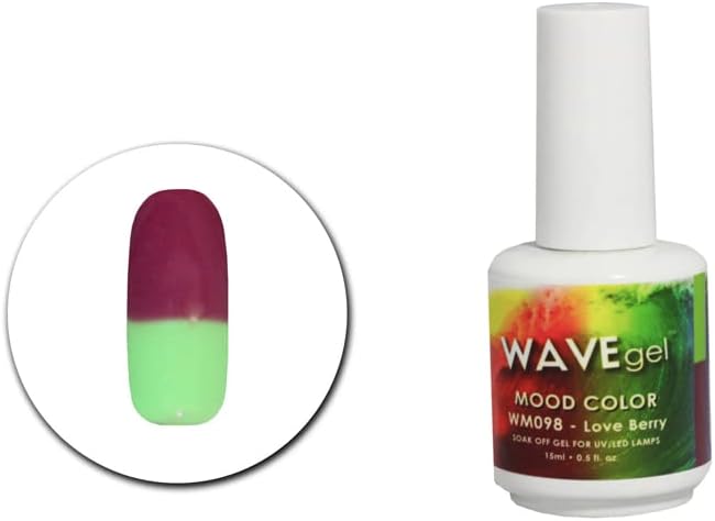 Amazon.com : WAVEGEL Color Changing Nail Gel Polish - Mood Collection ...