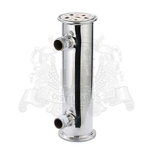 Maslin New 2" Dephlegmator/Reflux Stainless Steel 304 with 6 pcs Copper ...