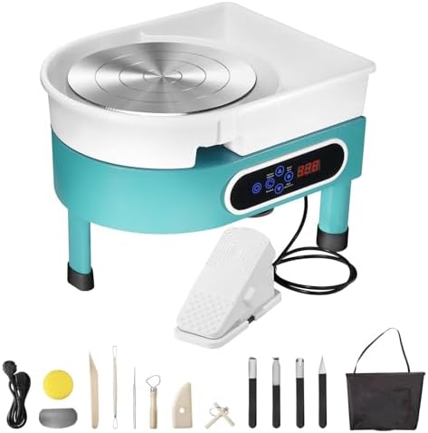 Pottery Wheel 350W Electric Pottery Machine DIY Clay Tool Kit with ...