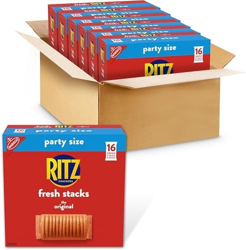 Amazon.com: RITZ Fresh Stacks Original Crackers, Bulk Travel Snacks ...