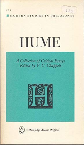 Hume: A Collection of Critical Essays: Vere C. Chappell: Amazon.com: Books