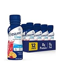 Amazon.com: Ensure Clear Mixed Fruit Nutritional Drink | 8g Protein, 15 ...