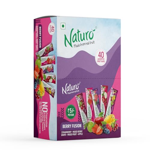 Naturo Berry Fusion Fruit Bars - 40 Pack Dispenser | Healthy Back to ...