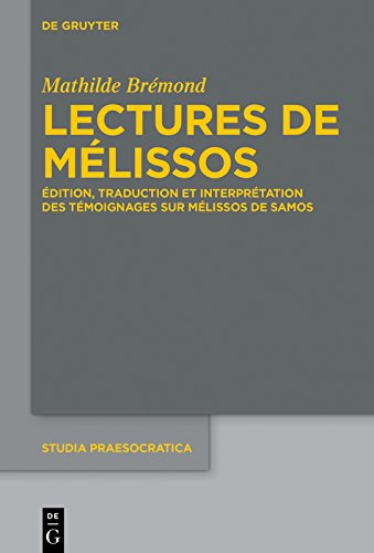 Melissus of Samos - PhilosophyProfessor.com