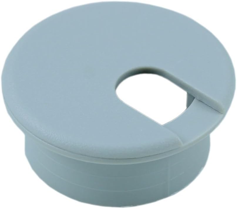 Amazon.com: MyCableMart 3"" Cut-Hole Size White Round Wire Management ...