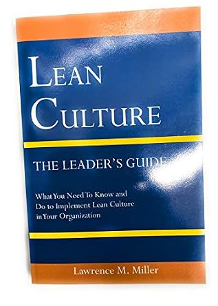 Buy Lean Culture: What You Need to Know and Do to Implement Lean ...