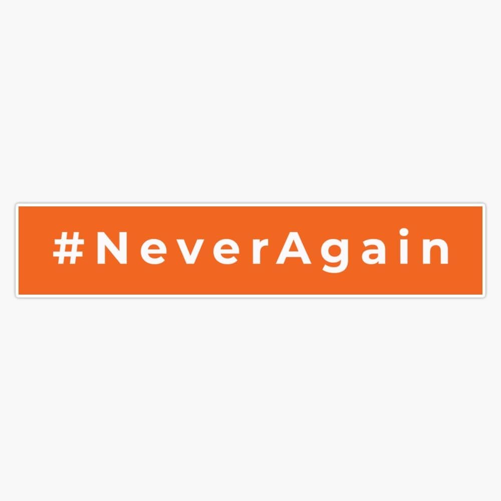 Amazon.com: Never Again Sticker Vinyl Decal Bumper Sticker 5" : Automotive
