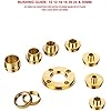 KATSU 10Pcs Brass Router Guide Bush Bushing Set, High Precision Router ...