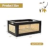 Amazon.com: Lamoree Rattan Storage Basket Handmade Natural Bamboo Woven ...