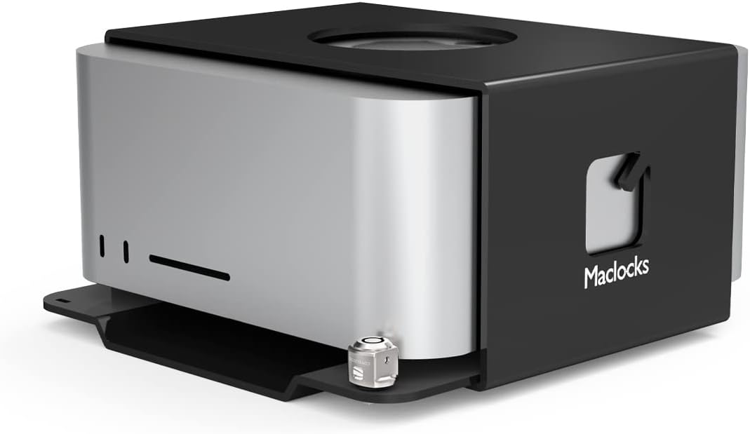 Amazon.com: Compulocks Mac Studio Security Mount - Black, Locking ...