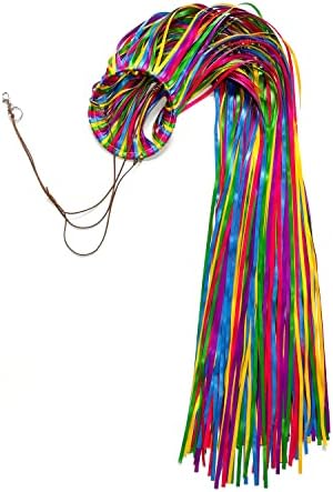 Amazon.com: 41 Inch Long Multicolored Satin Ribbon Windsock Streamer ...
