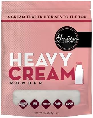 Amazon.com: Healthier Comforts Heavy Cream Powder (72% Butterfat ...
