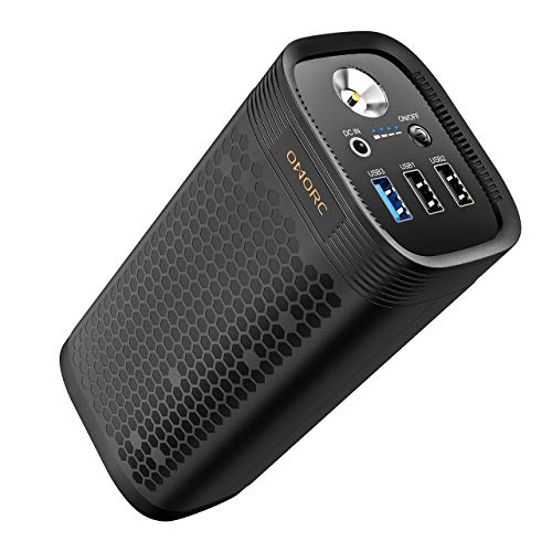 OMORC 20000mAh 74Wh Portable Power Station, 85W (150w Peak) AC Outlet ...