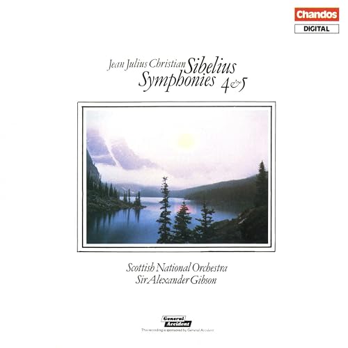 Play Sibelius: Symphony No. 4 & Symphony No. 5 by Sir Alexander Gibson ...