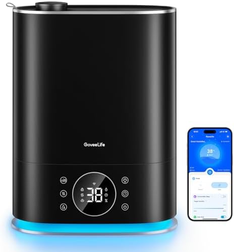 Amazon.com: GoveeLife Smart Humidifiers for Bedroom, Cool&Warm Mist 7L ...