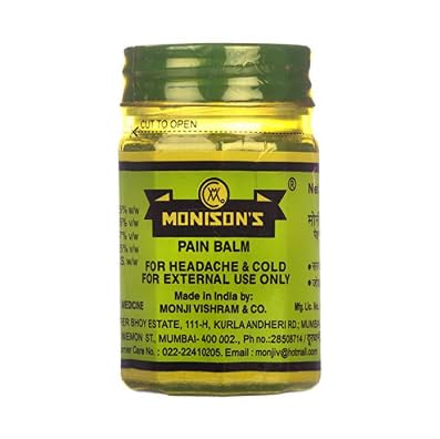 Monison's Pain Relief Balm (100gm (Pack of 1)) : Amazon.in: Health ...