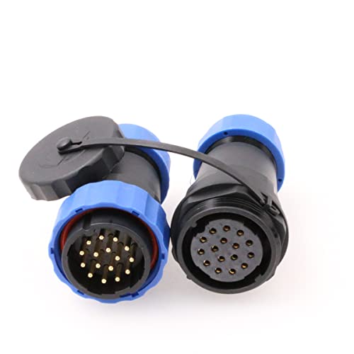 Eonvic SD28 16Pin Connector 28mm Waterproof Aviation Connector IP68 10A ...