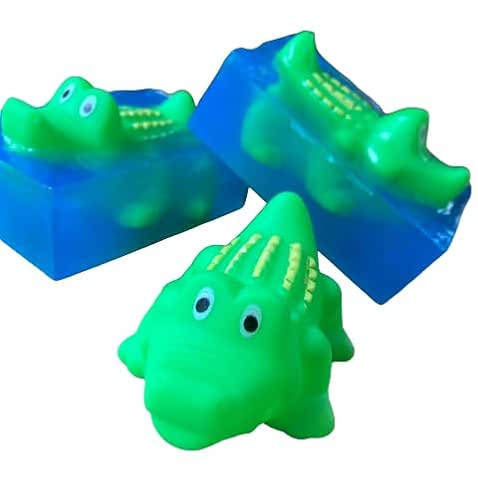 Amazon.com: Alligator toy embedded glycerine soap bar great stocking ...