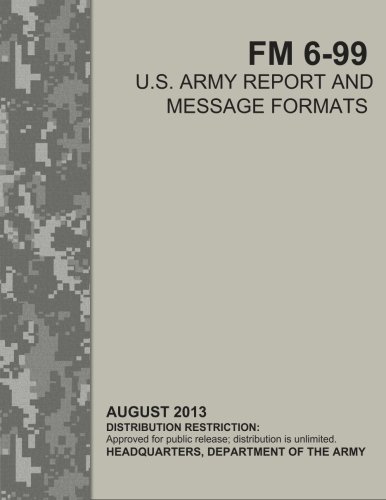 US Army Report and Message Formats: Army, Department of the ...