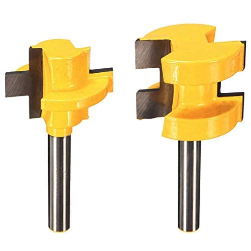 3NH® Rb4 2Pcs 1/4 Inch Shank Router Bits Tooth Tenon Cutter : Amazon.in ...