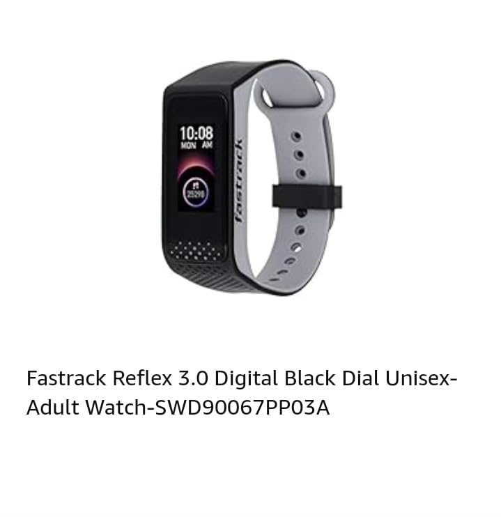 Fastrack Reflex 3.0 Digital Black Dial Unisex-Adult Watch-SWD90067PP03A ...