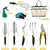 Amazon.com : TGRNF Garden Tool Set Kit with Gardening Bags and Non-Slip ...