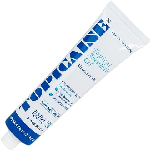 Amazon.com: TOPICAINE Topical Anesthetic | Numbing Cream with 4% ...