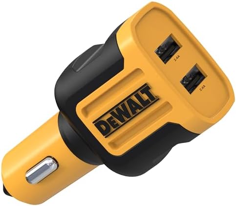 Amazon.com: DEWALT USB C Car Charger, 120W 2-Port PD 3.0 Type C Adapter ...