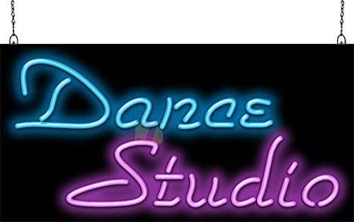 Amazon.com : Dance Studio Neon Sign - Large Size - 32" wide x 16" high ...