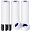 30 Rolls 15000pcs White Price Gun Labels for Mx-5500 Labeller White ...