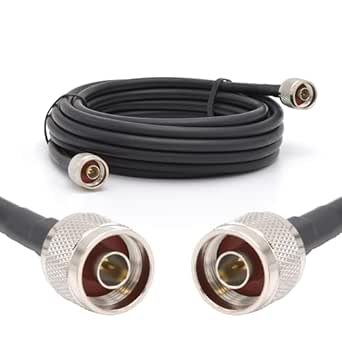 Amazon.com: RANGEFUL N Type Cable 30cm 1ft Ultra Low Loss Coax Cable 5D-FB Ø7.5mm Extension Lead ...