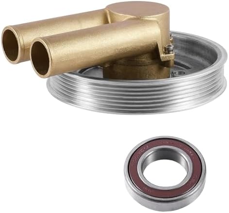 Amazon.com: TAUTOY 21214599 Raw Sea Water Pump Serpentine Belt Pulley ...