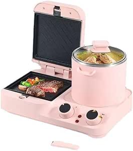 Amazon.com: 3-In-1 Breakfast Station, Multifunctional Mini Breakfast ...