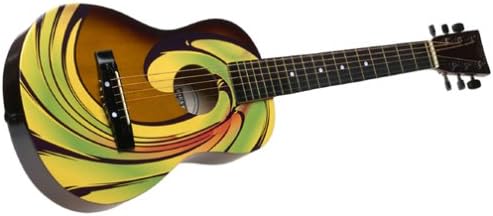 Amazon.com: Discovery Designer Acoustic Guitar (Swirl) : Musical ...