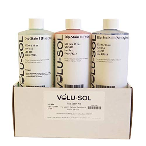 Buy Volu-Sol Dip-Stain Kit - (Fixative, Eosin Stain, Methylene Blue ...