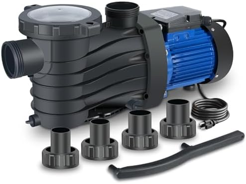 Amazon.com : VEVOR Pool Pump In Ground 72VDC Swimming Pool Pump 92GPM ...