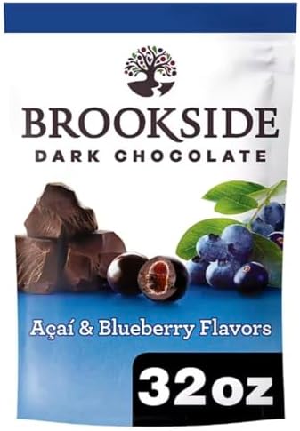 Amazon.com : Brookside Dark Chocolate, Acai/Blueberry, Basic, 32 Oz ...