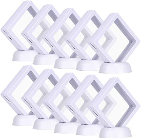 Amazon.com - WATUNID 30 PCS Floating Frame Display Case, Transparent ...