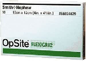 Amazon.com: Smith and Nephew Opsite™ Flexigrid Transparent Dressing, 4 ...