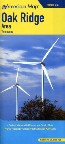 American Map Oak Ridge Area, Tn Pocket Map: American Map Company ...