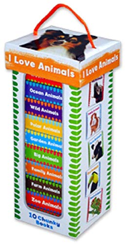 I Love Animals: Book Tower [Board book]: unknown author: 9781849993579 ...