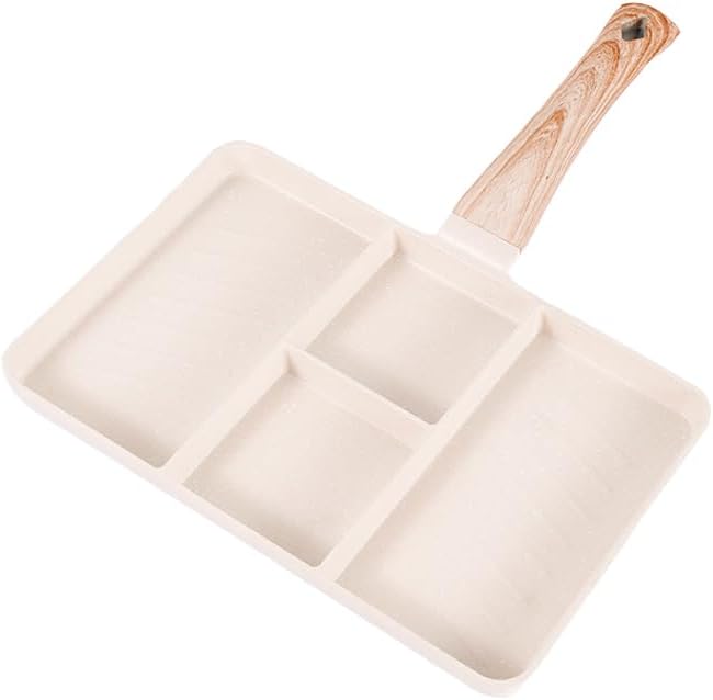 Amazon.com: Unoschrim Breakfast Grill Pan | 4-Cup, Divided Nonstick ...
