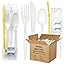 Amazon.com: KitchenDine 100 pack | Clear Heavy Duty Plastic Disposable ...