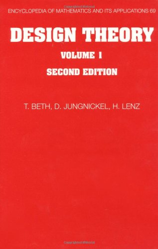 Amazon | Design Theory: Volume 1 (Encyclopedia of Mathematics and its ...