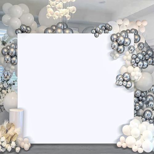 Amazon.com : AerWo Wedding Arch Cover 6.6x6.6FT, Square Backdrop Cover ...