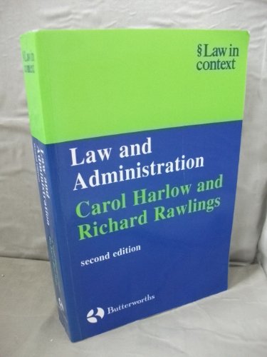 Law and Administration (Law in Context): Harlow, Carol, Rawlings ...