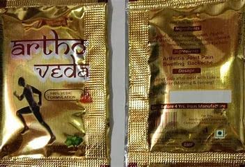 Buy DR-Artho Veda Powder for Joint and Back Pain-84 Pouches Online at ...
