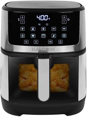 Kalorik Friteuse à air tactile de 7 litres avec fenêtre, en acier ...