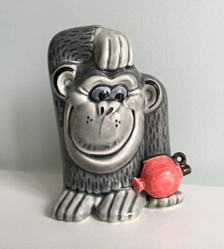 Amazon.com: Monkey with a grenade porcelain (faience) figurine ...
