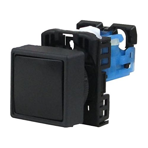Fuji Electric, AR22F0S-10B, 22mm-dia. Pushbutton Switch, Flush square ...